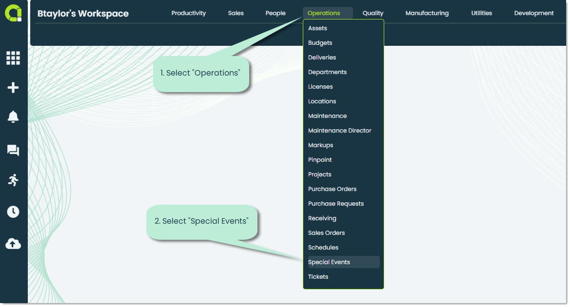 Getting Started with Special Events - KnowledgeBase - Appward
