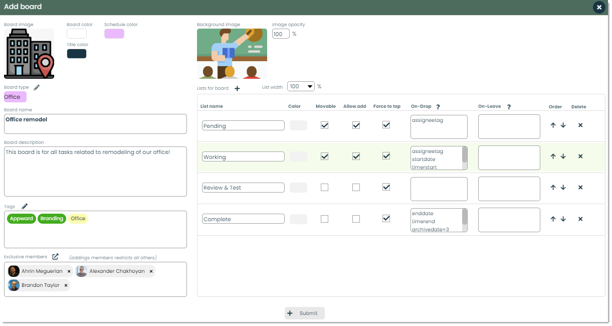 Getting Started with Boards - KnowledgeBase - Appward