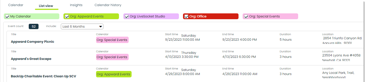 Getting Started with Calendars - KnowledgeBase - Appward