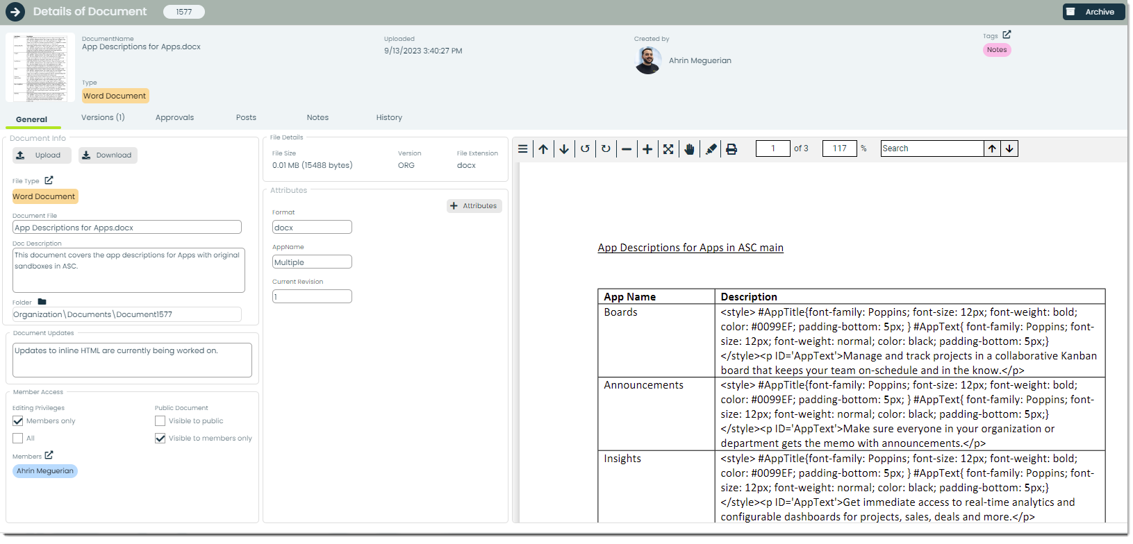 Getting Started with Documents - KnowledgeBase - Appward