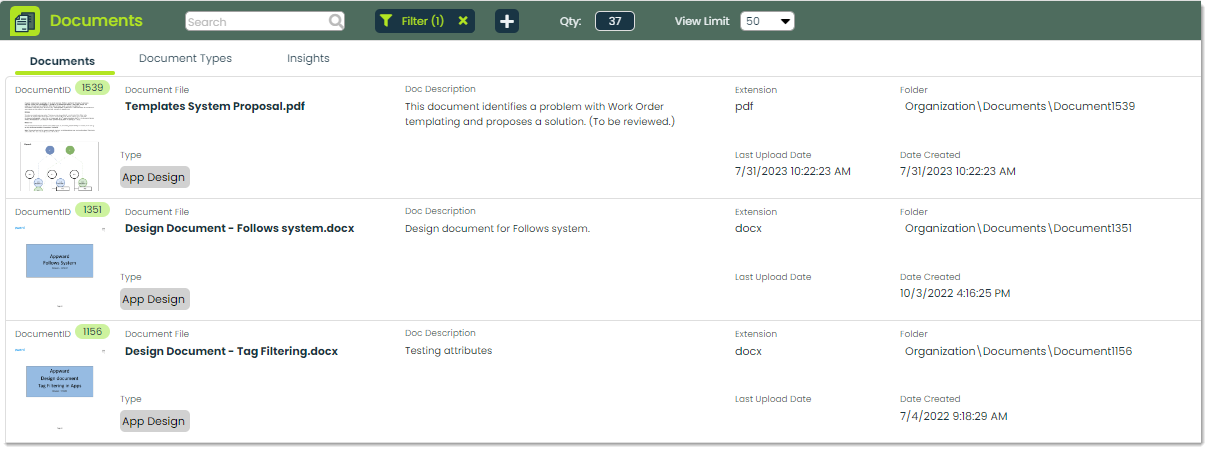 Getting Started with Documents - KnowledgeBase - Appward