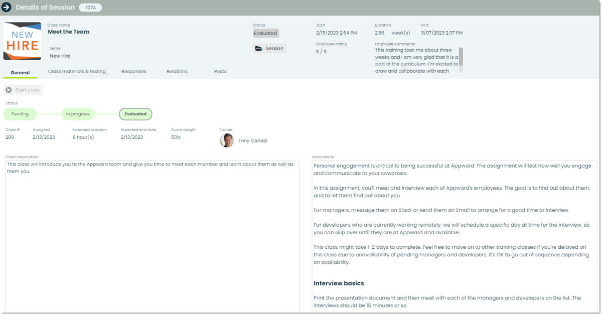 Getting Started with Training - KnowledgeBase - Appward