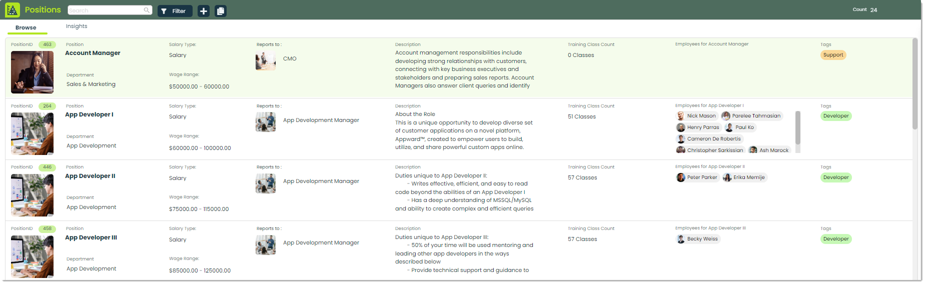 Getting Started with Positions - KnowledgeBase - Appward