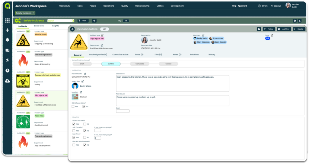 Safety Incident Management Software - Appward